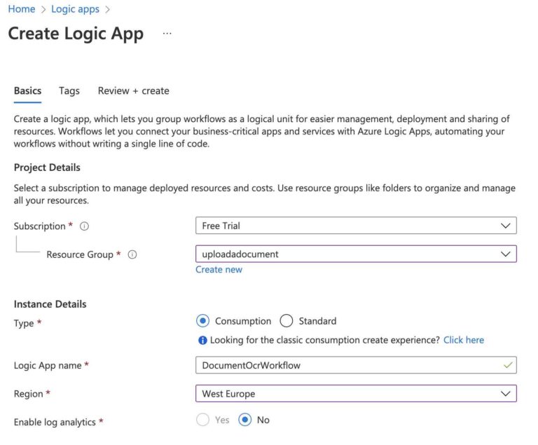Azure Function Logic Apps Ve Computer Vision Api Kullanarak Azure Üzerinde Ocr Worflowu